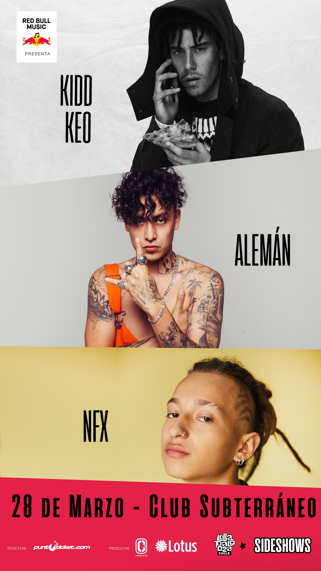 Kidd Keo, Alemán y NFX protagonizan la previa de Lollapalloza - www ...