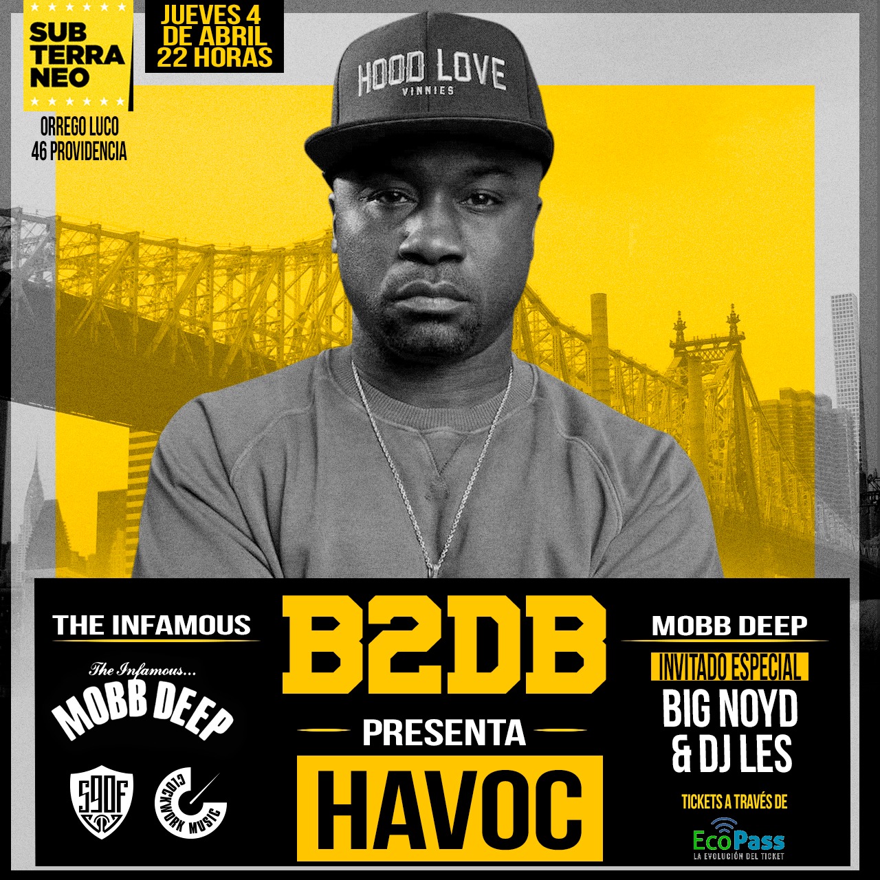 Havoc de Mobb Deep Ft Big Noyd & Dj Les en Chile - www.shia.cl : Cultura Urbana Hip-Hop Shia ...